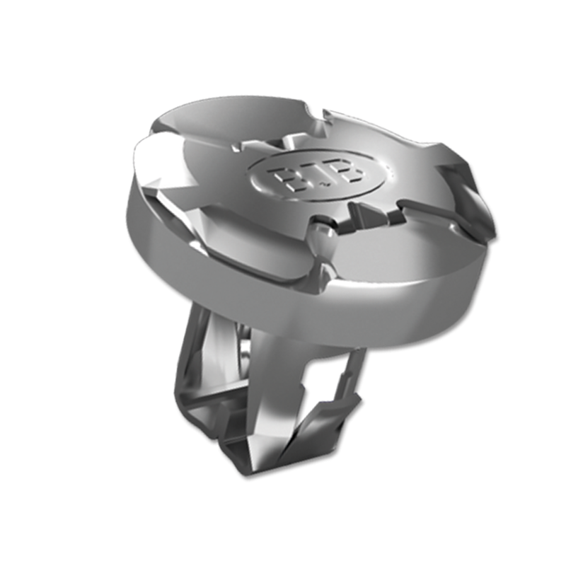 Push-to-fix fastening elements (P2F) for LED modules, optics , COB