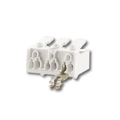 Pushwire terminals with release function for line voltage connection